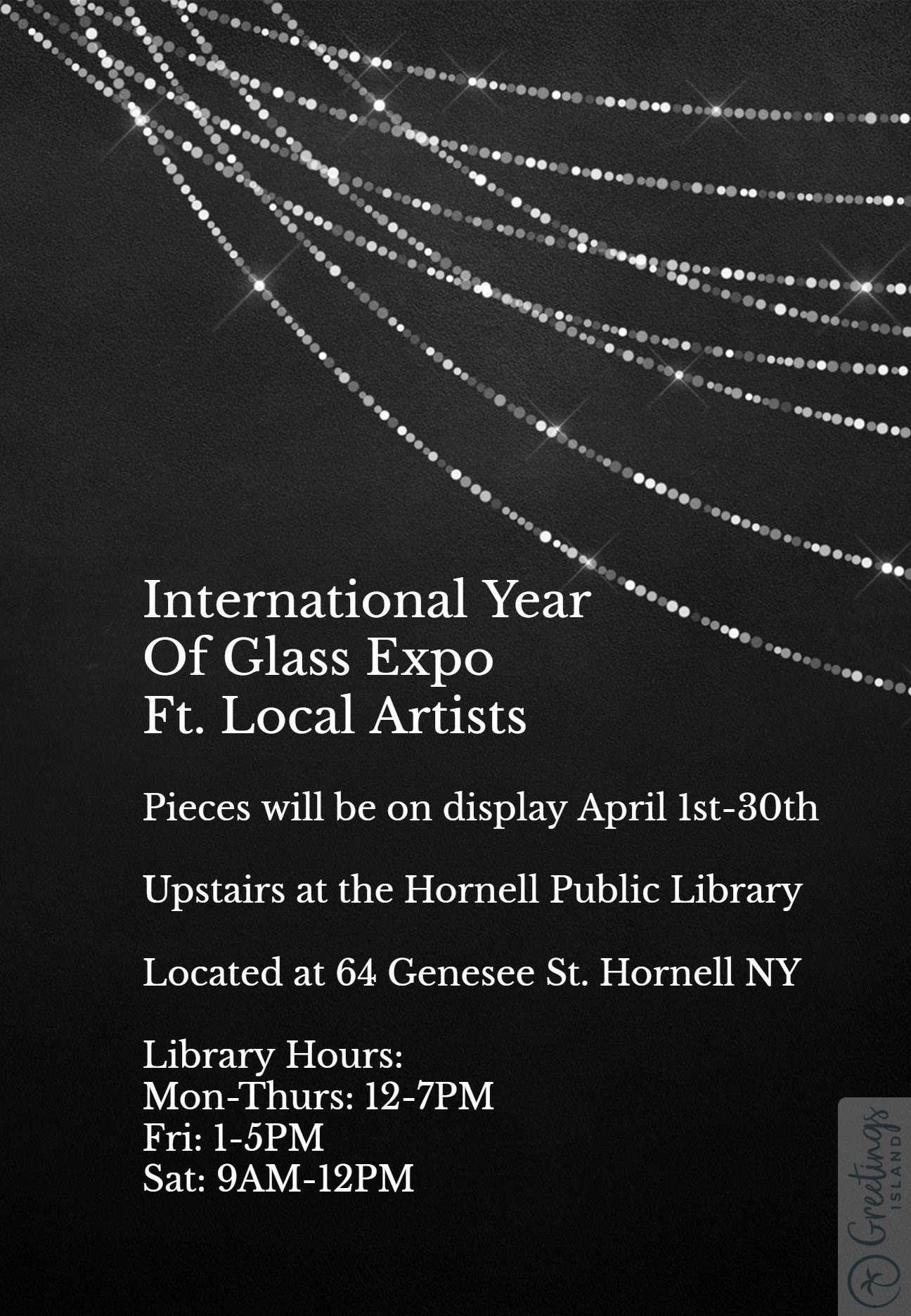 Hornell Public Library Celebrates the "International Year of Glass ...