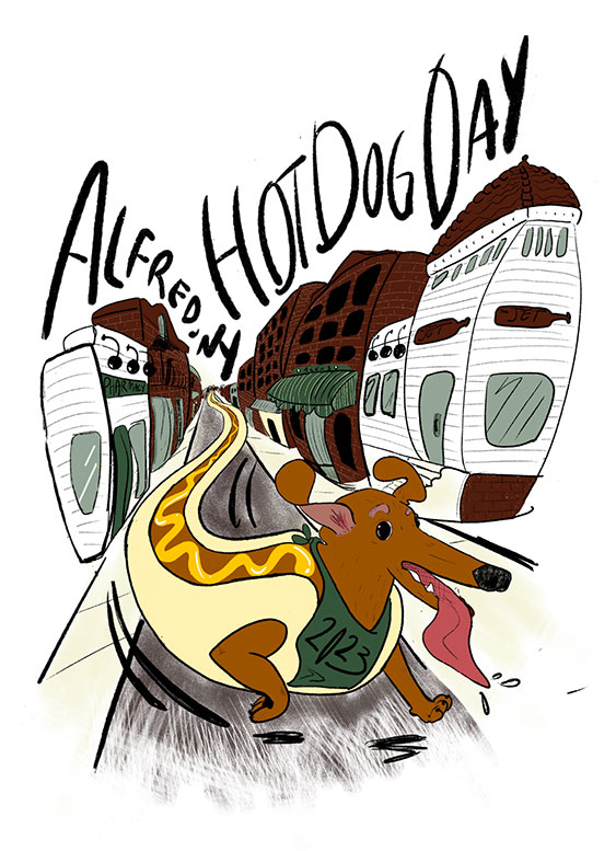 Great news from Alfred University: Hot Dog Day returns to Main Street ...