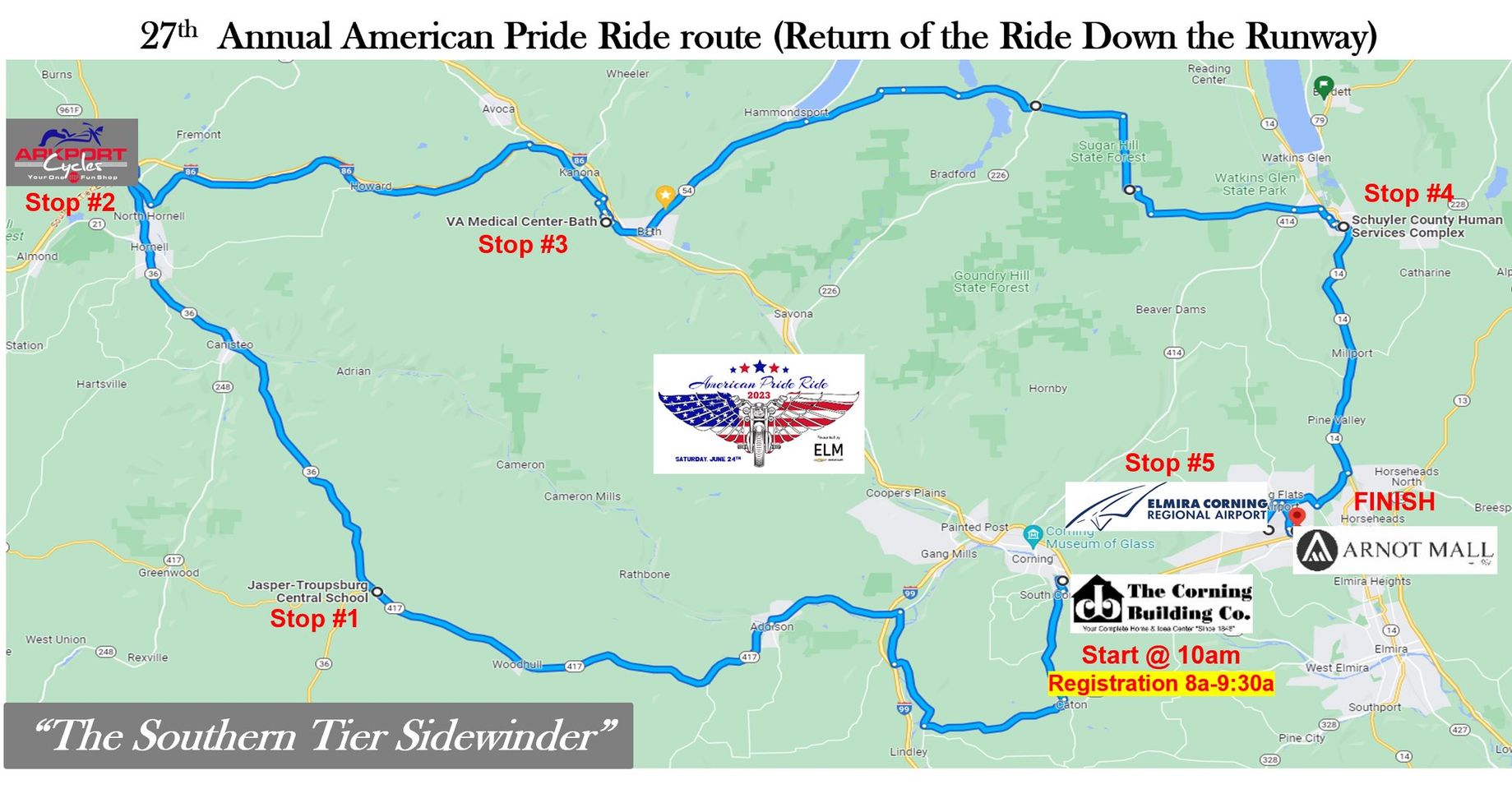 The American Pride Ride is this Saturday June 24, will stop at Arkport ...