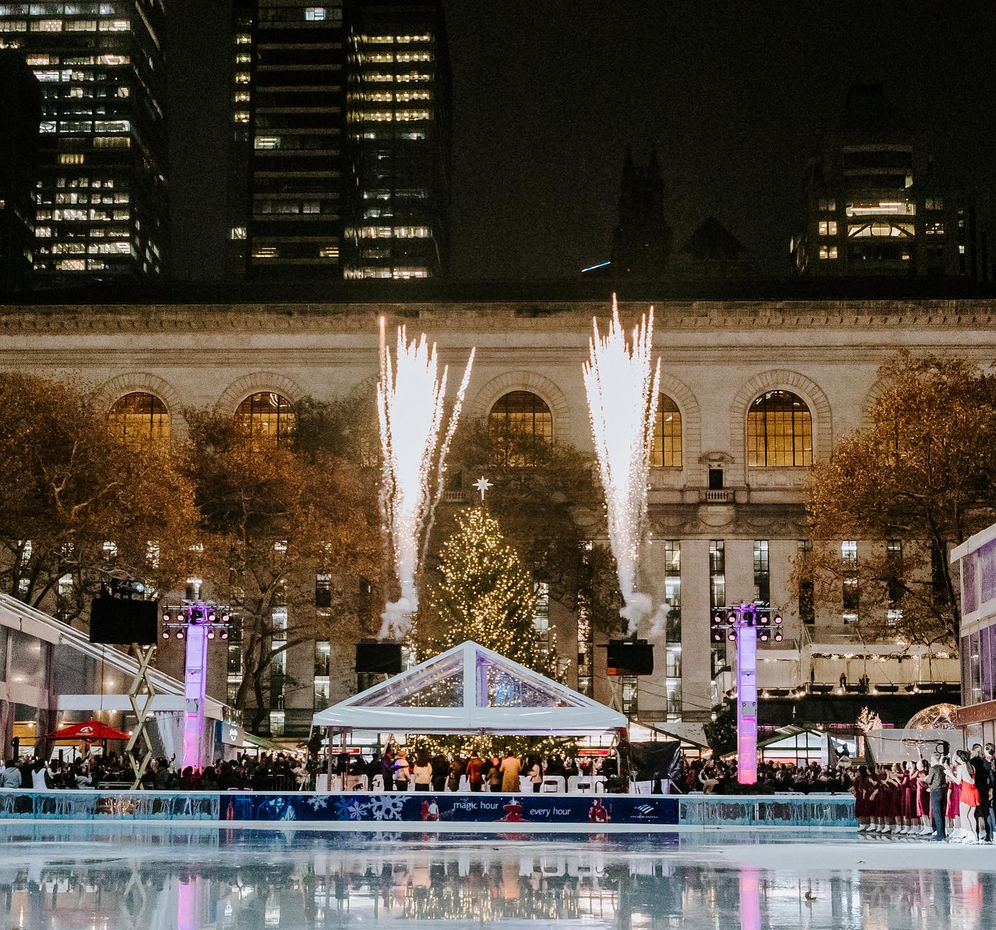 Hornell honored with official 2023 New York City spruce in Bryant Park ...