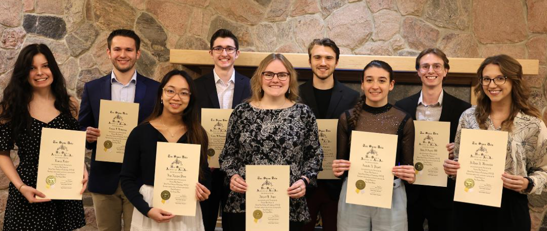 Alfred State: Nine inducted into inaugural class of Tau Sigma Delta ...