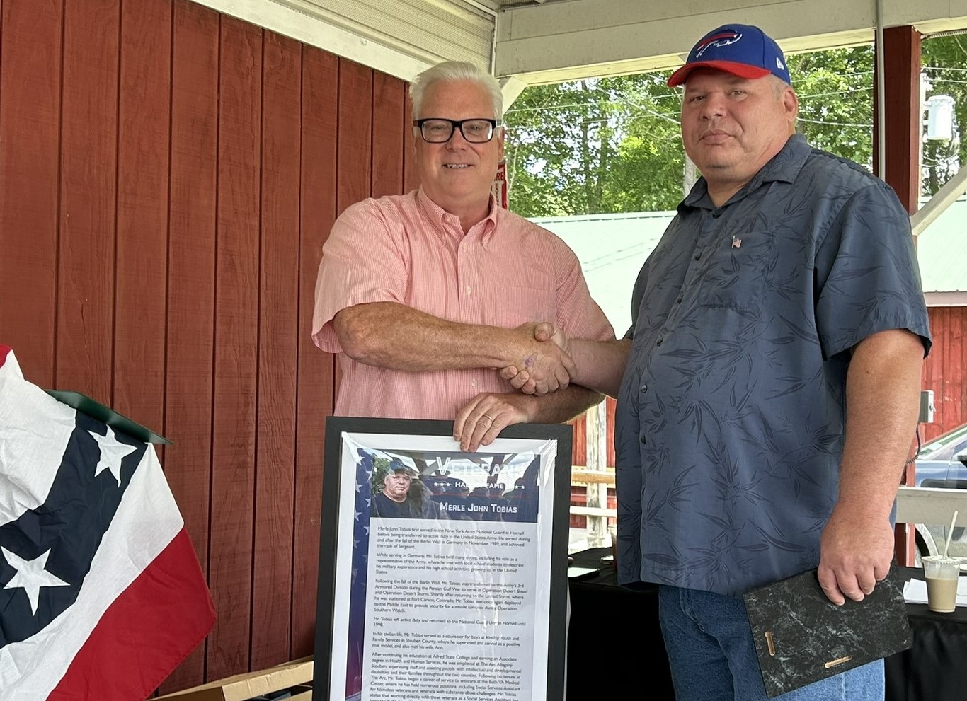 State Senator Tom O'Mara welcomes Merle John Tobias into the Veterans ...