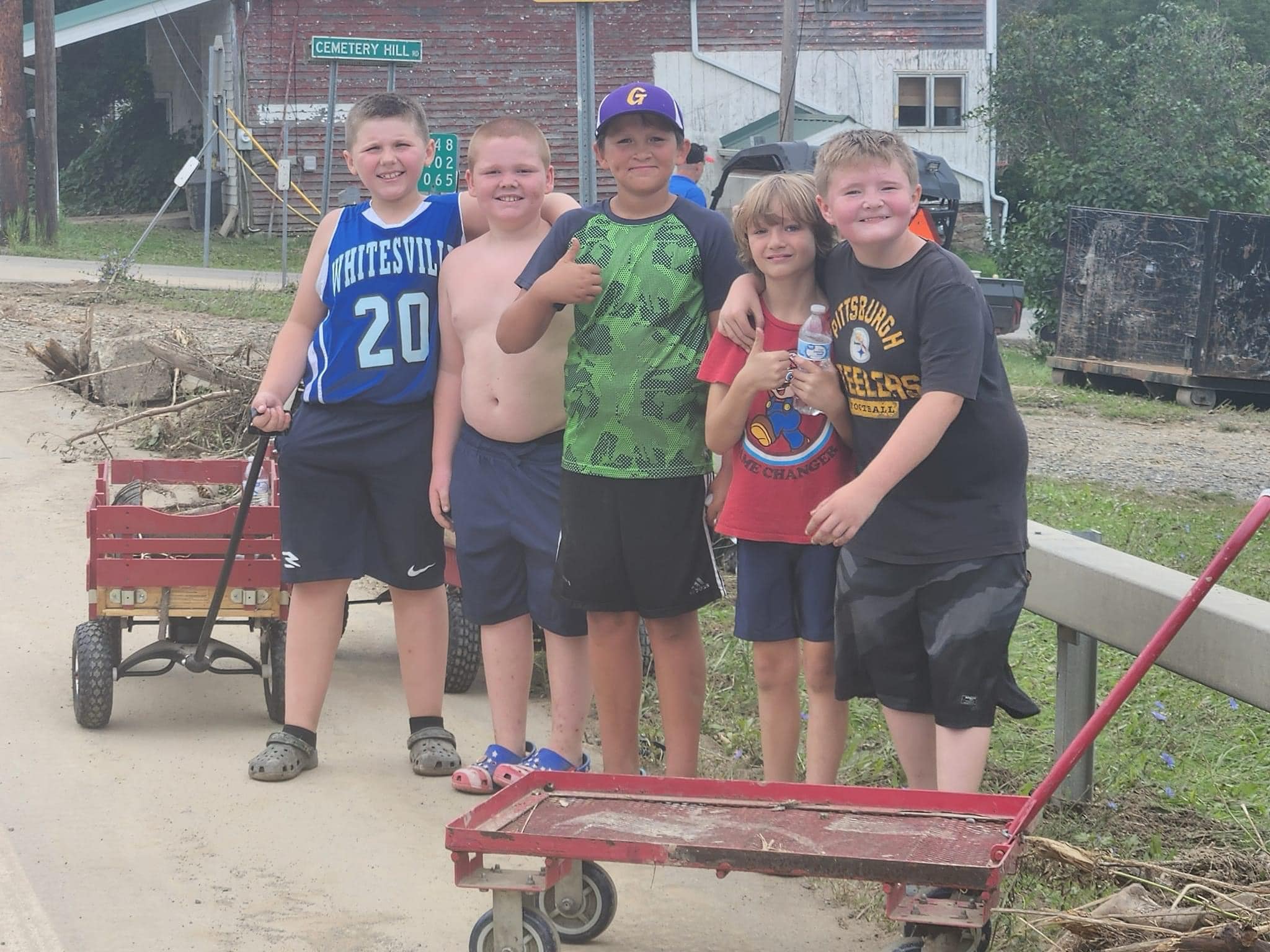 From the mouths (and muscles) of babes: Kids clean up storm damage in ...