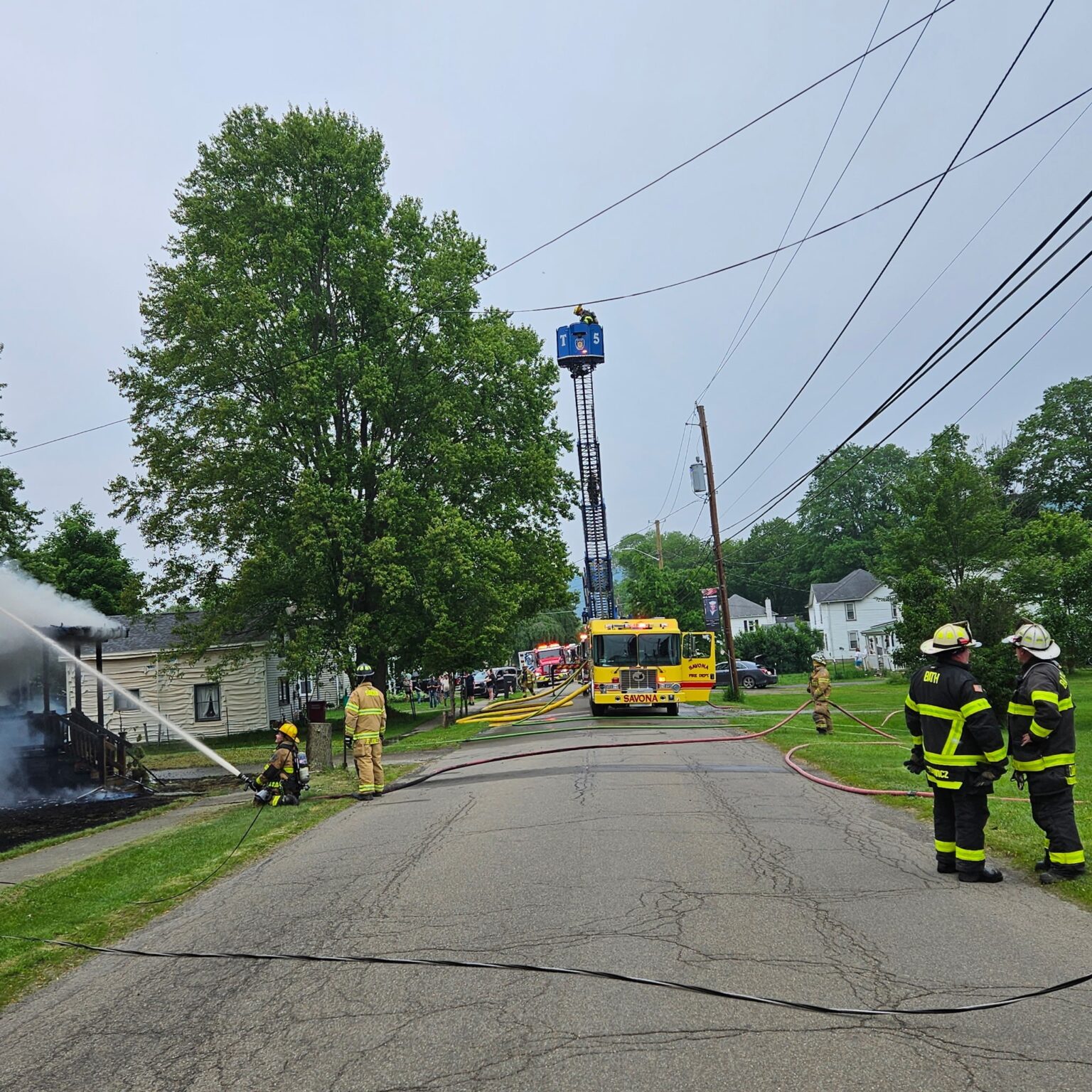Bath Fire responds to devestating Savona structure fire, GALLERY - The ...